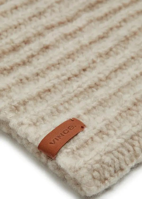 Vince Cashmere And Silk-Blend Beanie - Cream | Editorialist display picture 1