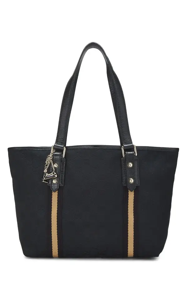 Gucci Gg Canvas Jolicoeur Tote - Black
