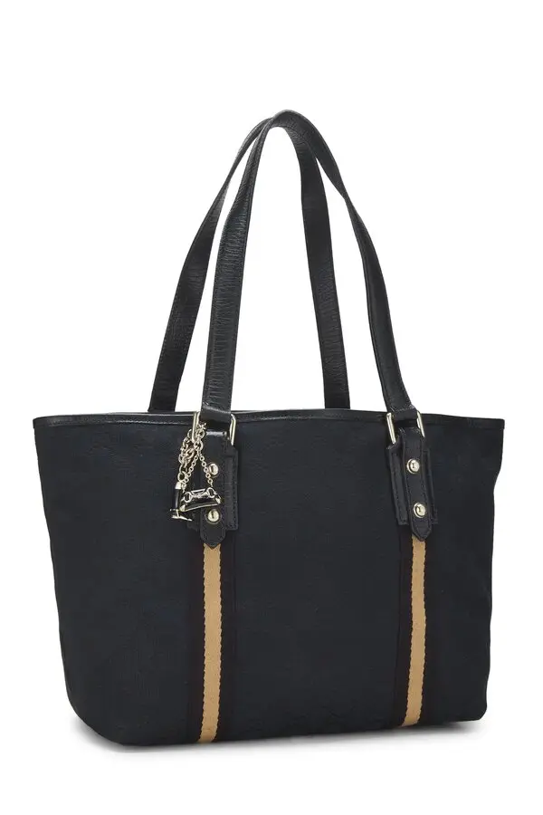 Gucci Gg Canvas Jolicoeur Tote - Black