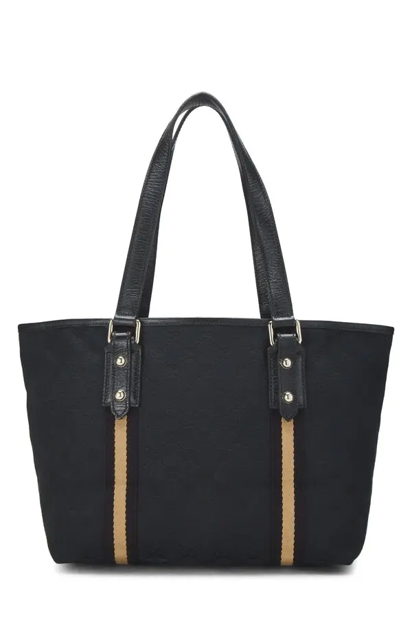 Gucci Gg Canvas Jolicoeur Tote - Black