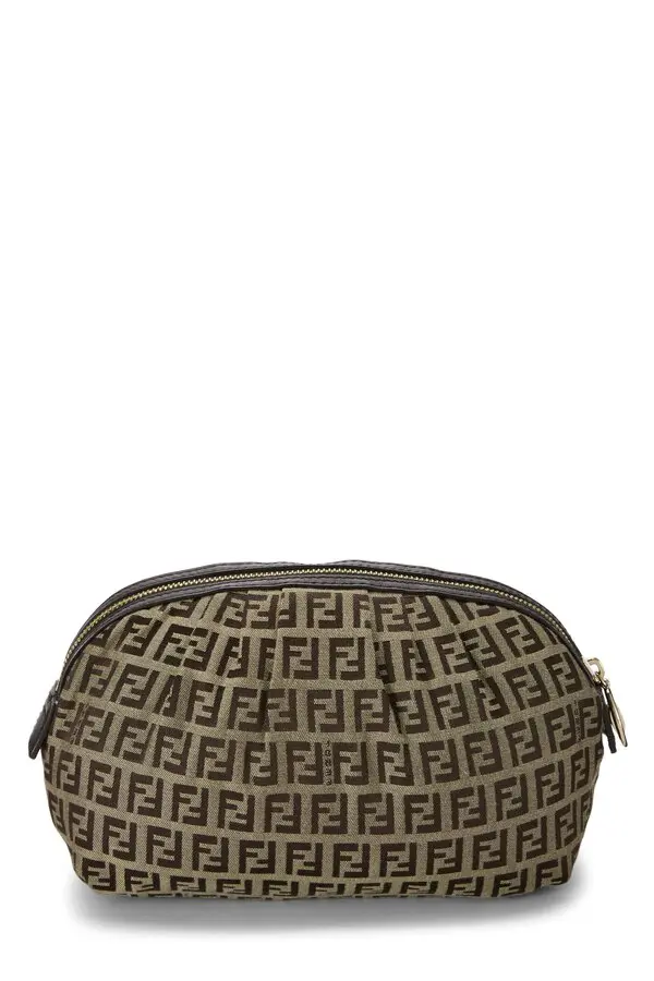 Fendi Zucchino Canvas Pouch