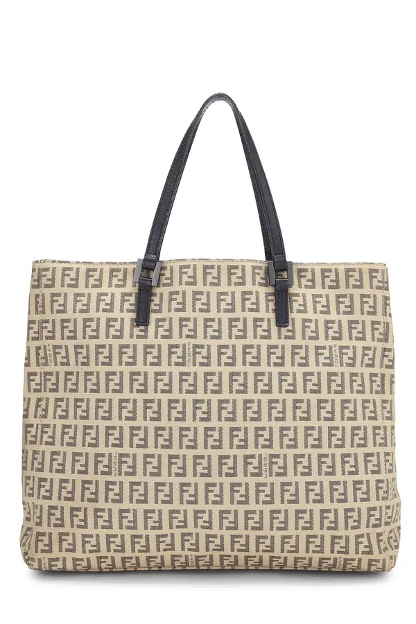 Fendi Zucchino Tote - Beige