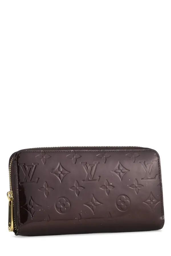 LOUIS VUITTON Amarante Monogram Vernis Zippy Continental Wallet - Purple