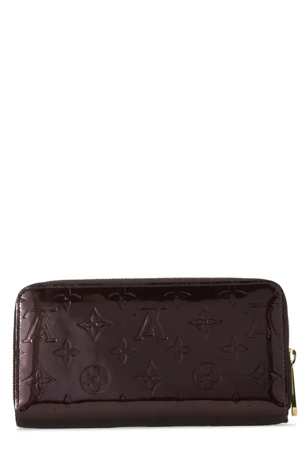 LOUIS VUITTON Amarante Monogram Vernis Zippy Continental Wallet - Purple