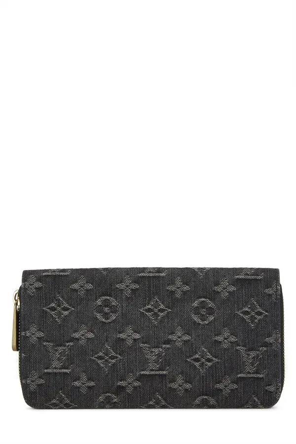 LOUIS VUITTON Monogram Denim Zippy Continental
