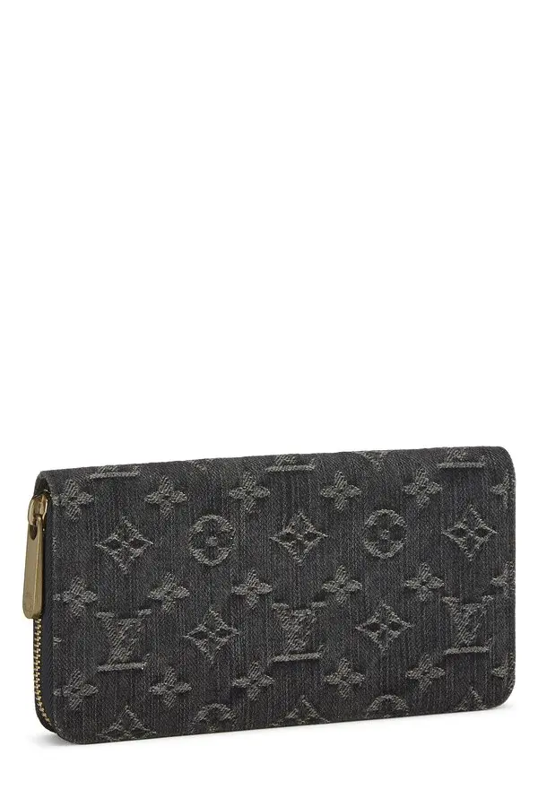 LOUIS VUITTON Monogram Denim Zippy Continental