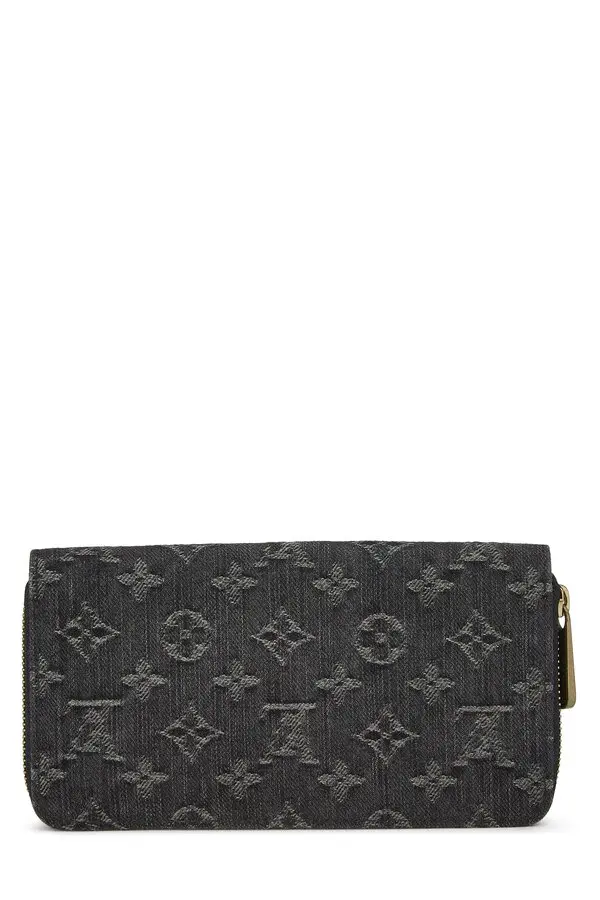 LOUIS VUITTON Monogram Denim Zippy Continental