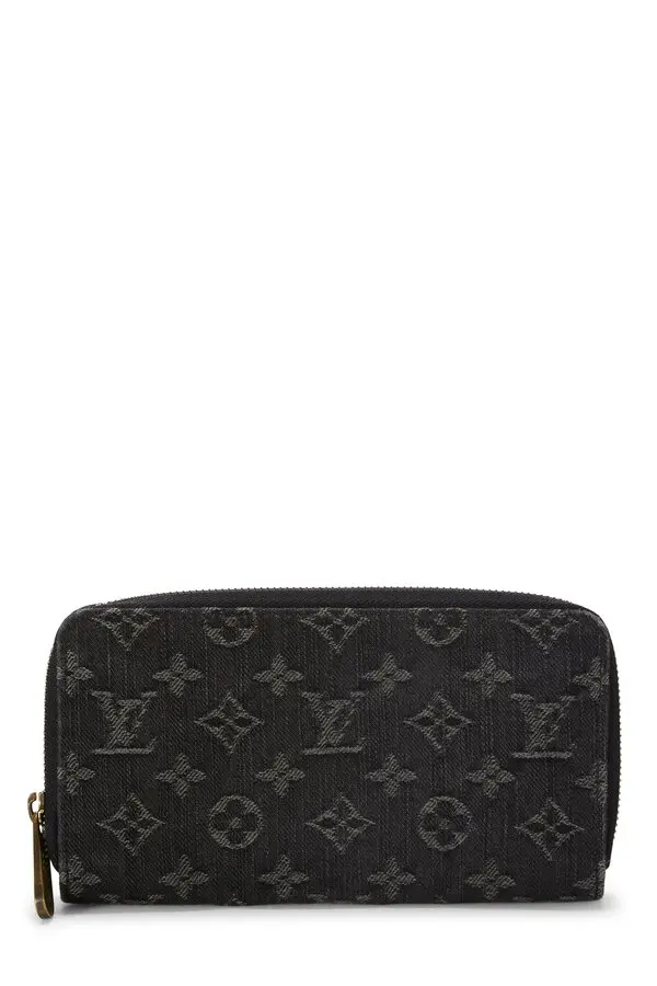 LOUIS VUITTON Monogram Denim Zippy Continental
