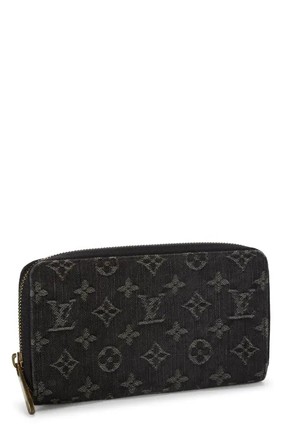 LOUIS VUITTON Monogram Denim Zippy Continental