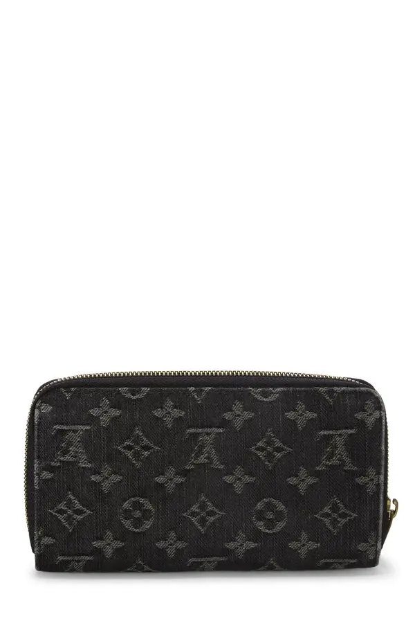 LOUIS VUITTON Monogram Denim Zippy Continental