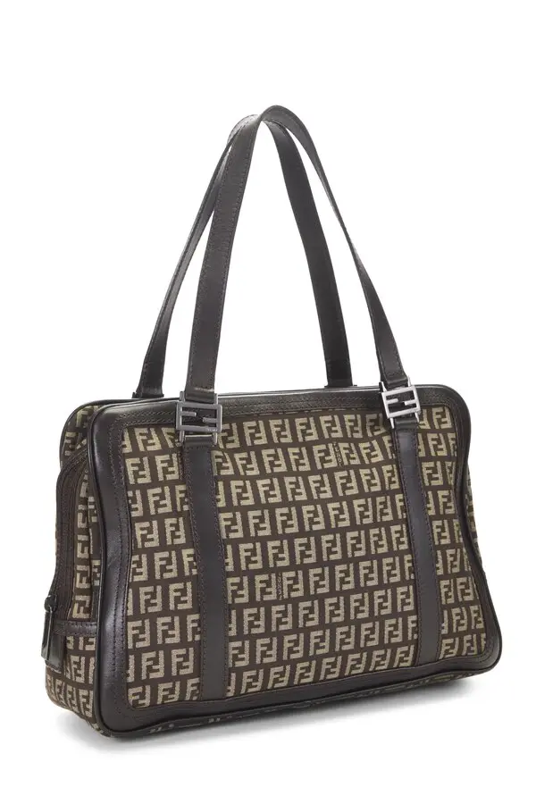 Fendi Zucchino Canvas Boston