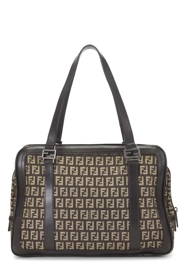 Fendi Zucchino Canvas Boston