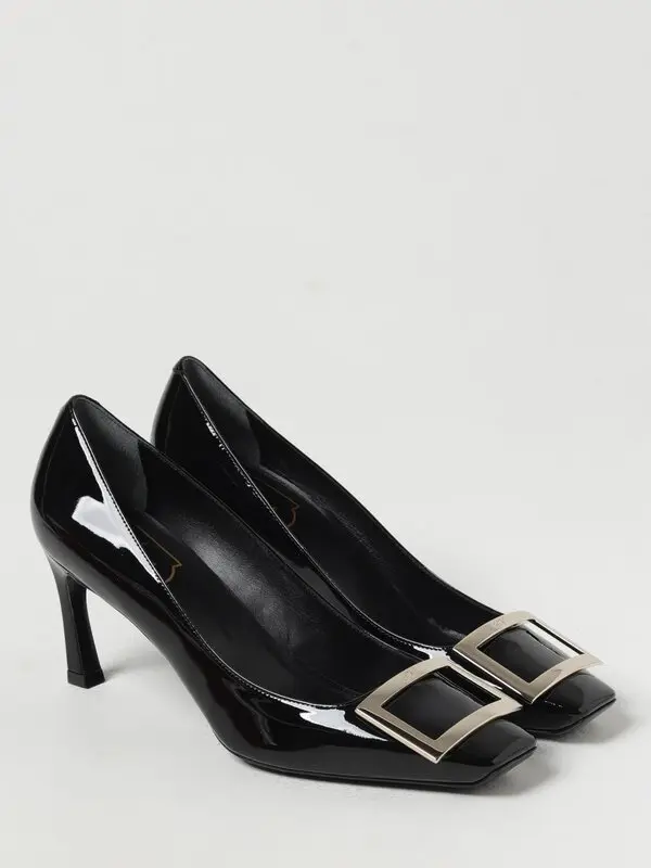 ROGER VIVIER Buckled Stiletto Pumps - Black