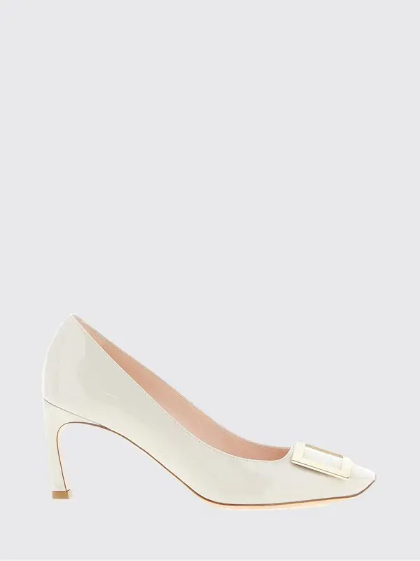 ROGER VIVIER Buckled Stiletto Pumps - Grey