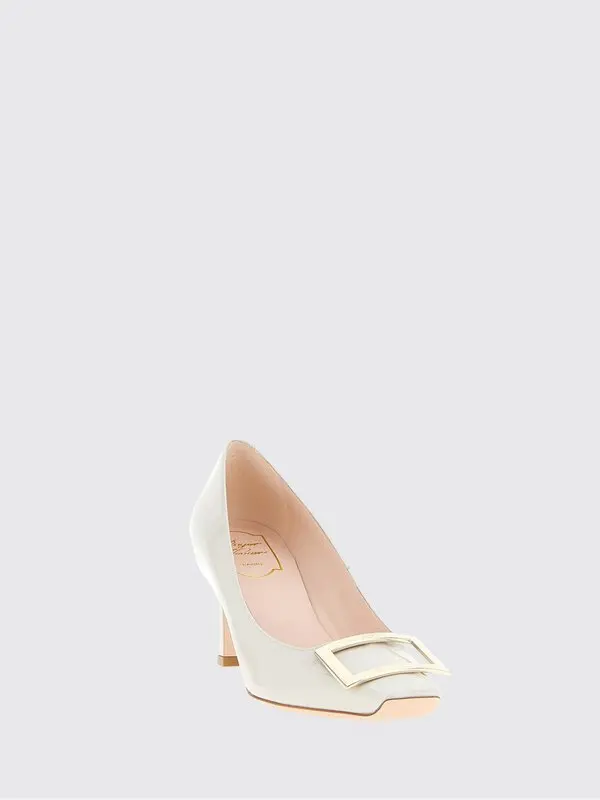 ROGER VIVIER Buckled Stiletto Pumps - Grey