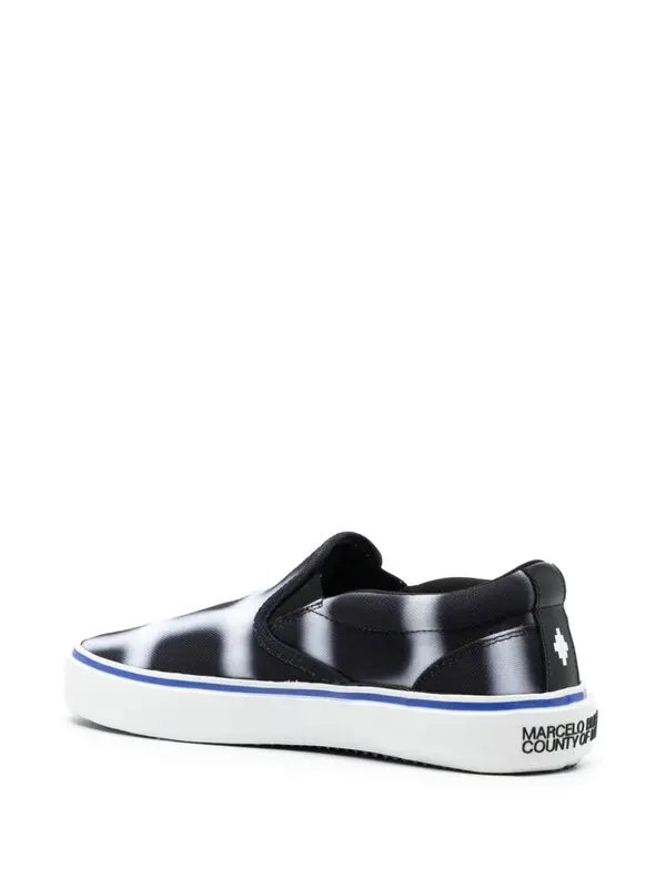 COUNTY OF MILAN Marcelo Burlon Geometric-pattern Slip-on Sneakers