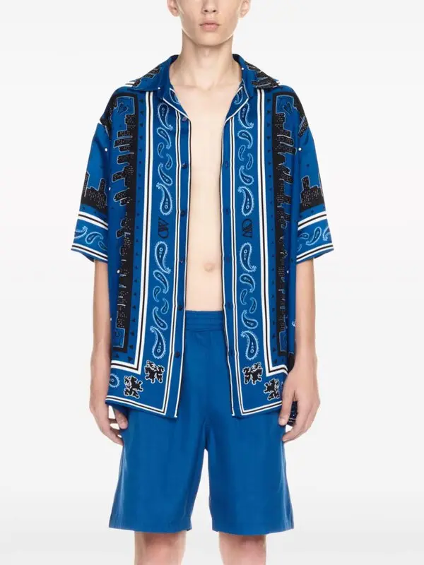 Off-White Arrows-print Swim Shorts