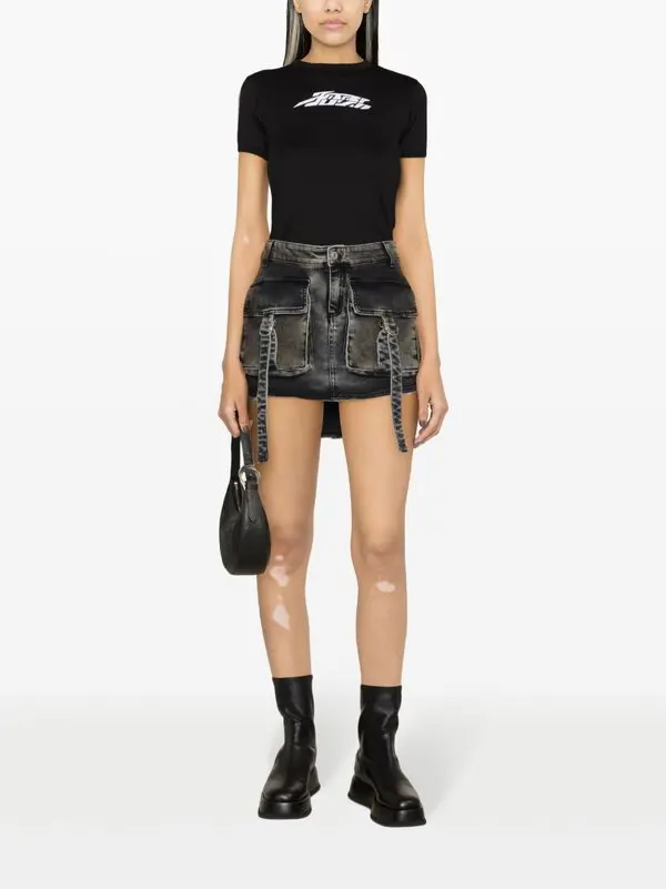 AMBUSH Reflective Logo Cotton T-shirt