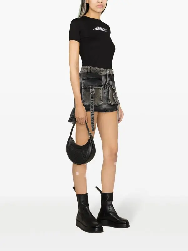AMBUSH Reflective Logo Cotton T-shirt