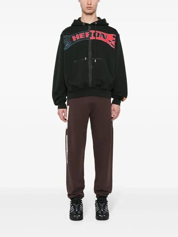 Heron Preston Logo-print Zip-up Hoodie
