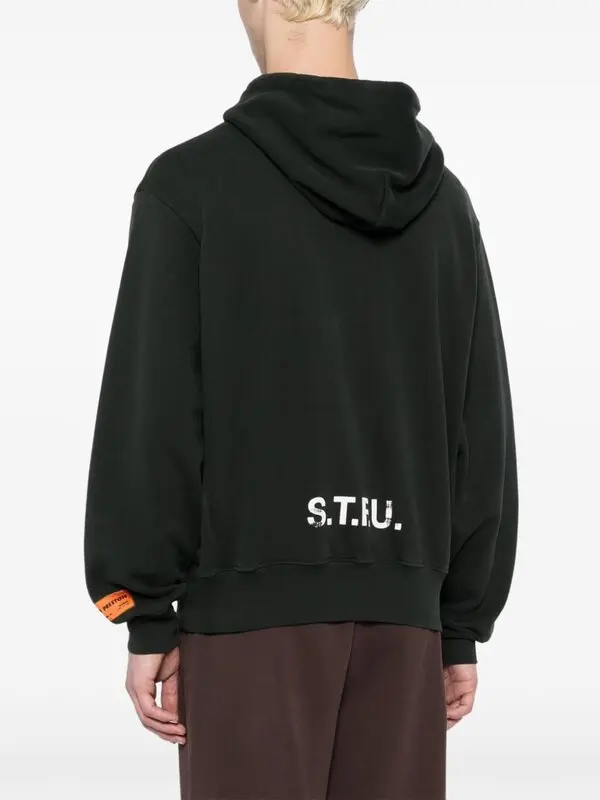 Heron Preston Logo-print Zip-up Hoodie
