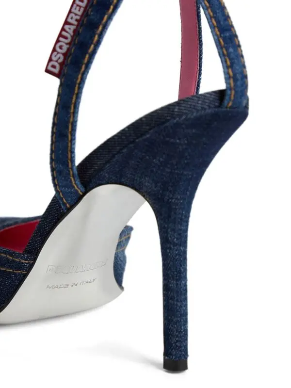 Dsquared2 100mm Pointed-toe Denim Pumps