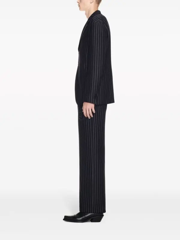 Off-White 23-print Pinstriped Blazer