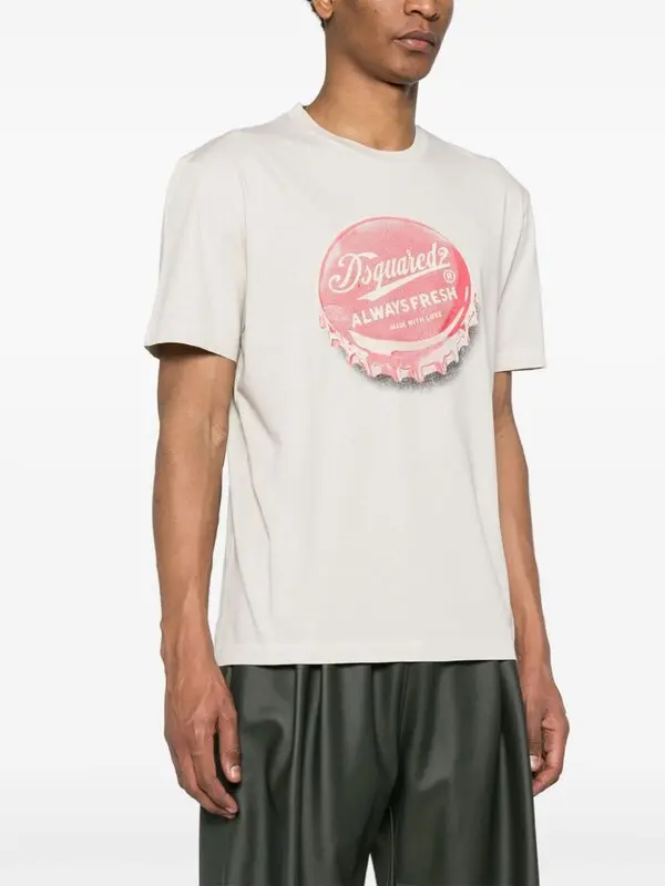 Dsquared2 Graphic-print Cotton T-shirt