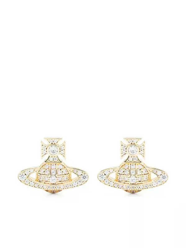 VIVIENNE WESTWOOD Carmela Bas Relief Earrings - Gold