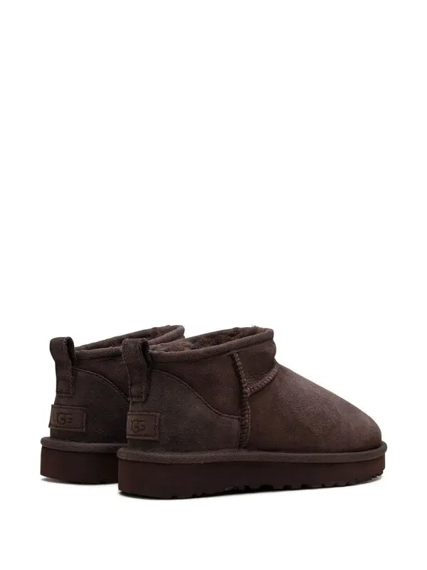 UGG Classic Ultra Mini Suede Boots - Brown