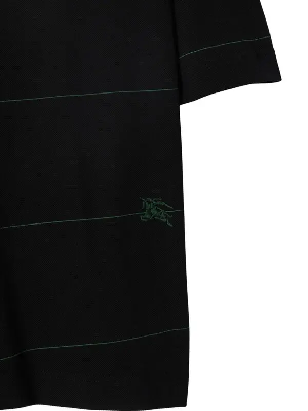 Burberry Logo-embroidered Striped Polo Shirt