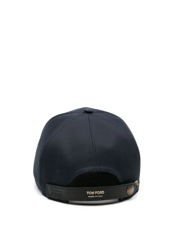 TOM FORD Logo-embroidered Cotton Cap