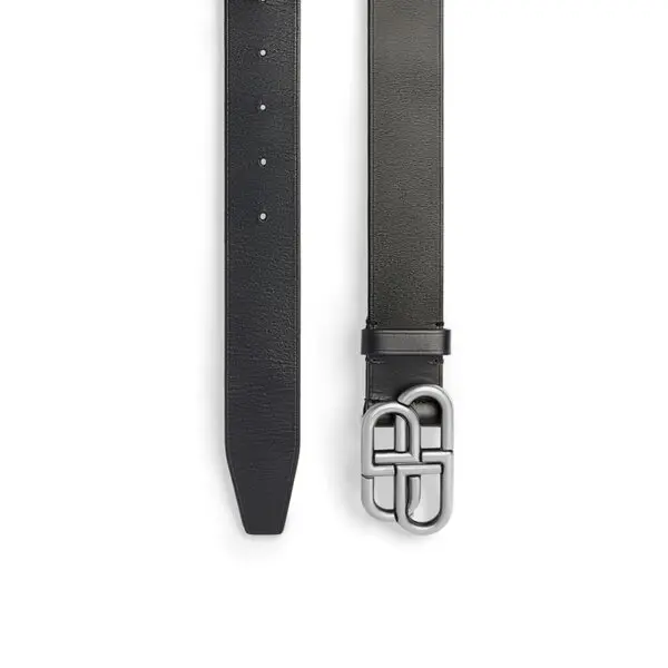 Balenciaga Bb Large Belt - Black
