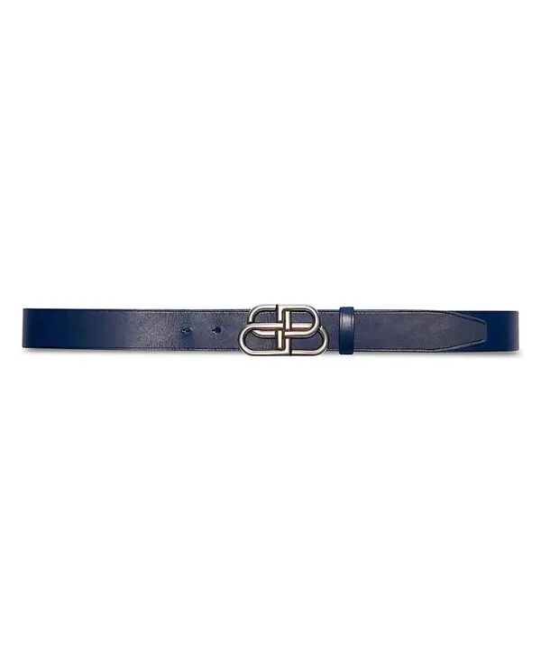 Balenciaga Bb Large Belt - Navy