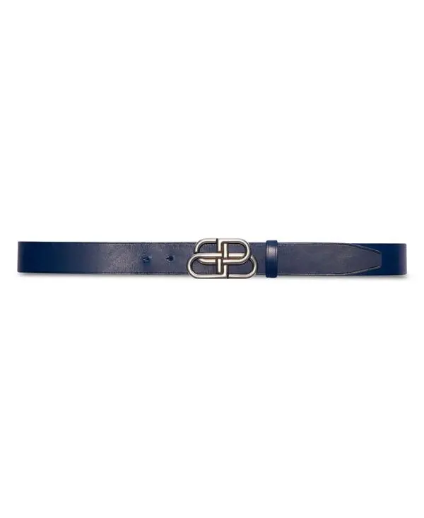 Balenciaga Bb Large Belt - Navy