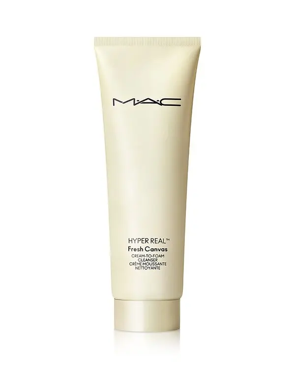 MAC COSMETICS Hyper Real Fresh Canvas Cream To Foam Cleanser 4.2 Oz - No Color