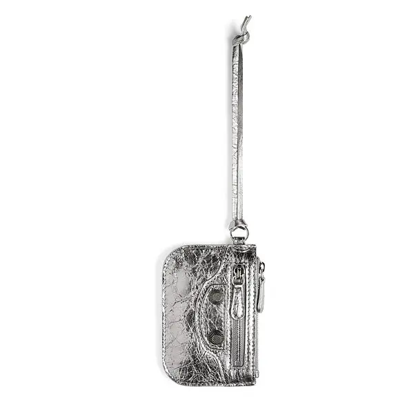 Balenciaga Le Cagole Coin Purse - Silver