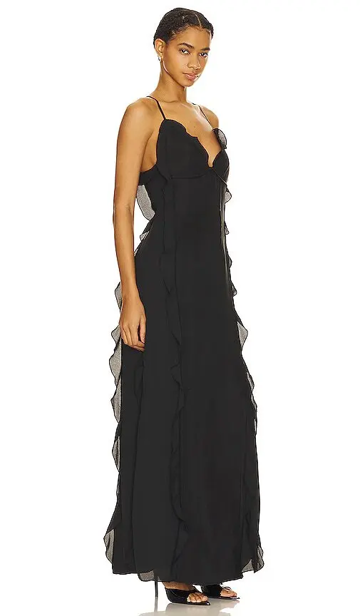 Simkhai Emily Maxi Dress In Black 71% Off Editorialist
