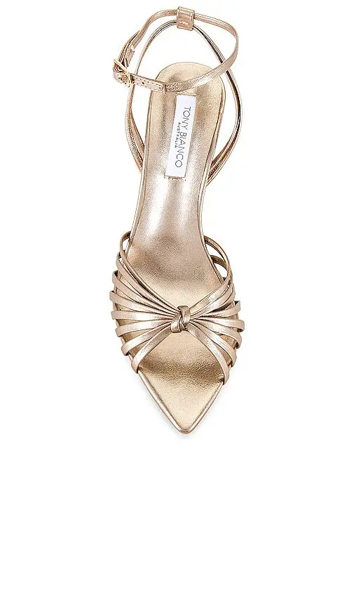 TONY BIANCO Maxos Heel - Amber Metallic