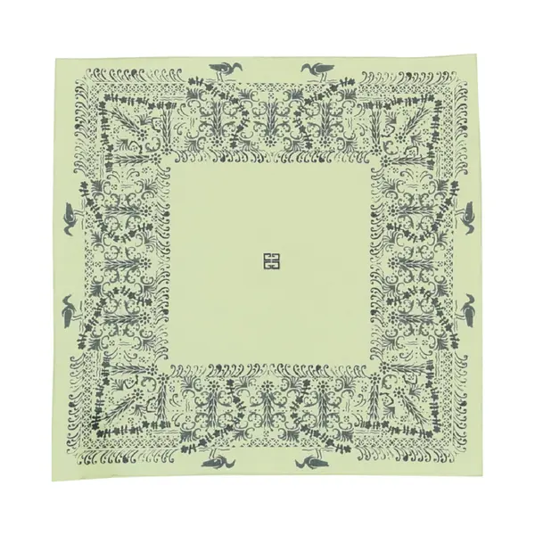 Givenchy Bird Bandada Printed Scarf 'lime - Green