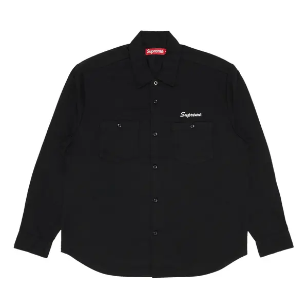 Supreme American Psycho Work Shirt - Black