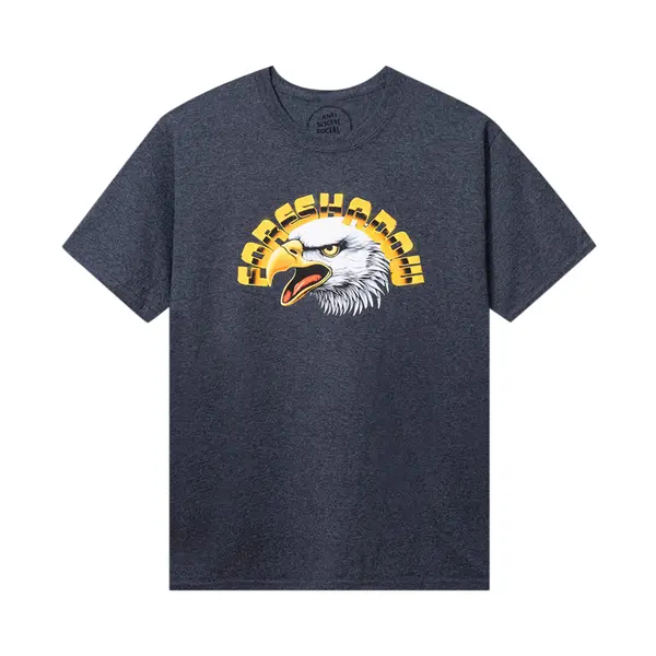 ANTI SOCIAL SOCIAL CLUB Foreshadow Tee 'dark Heather - Grey