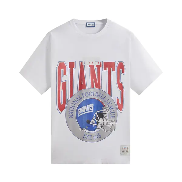 Kith For The Nfl: Giants 1925 Vintage Tee - White