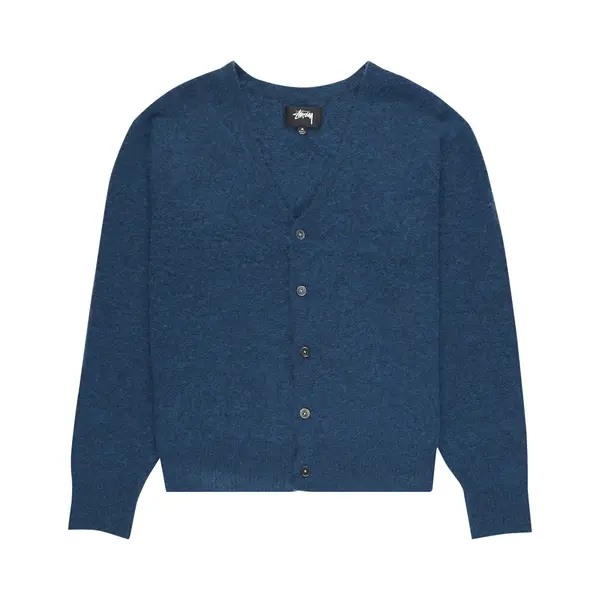 トップス stussy BRUSHED CARDIGAN Stüssy: Brushed Cardigan (Blue) | DSMNY E-SHOP