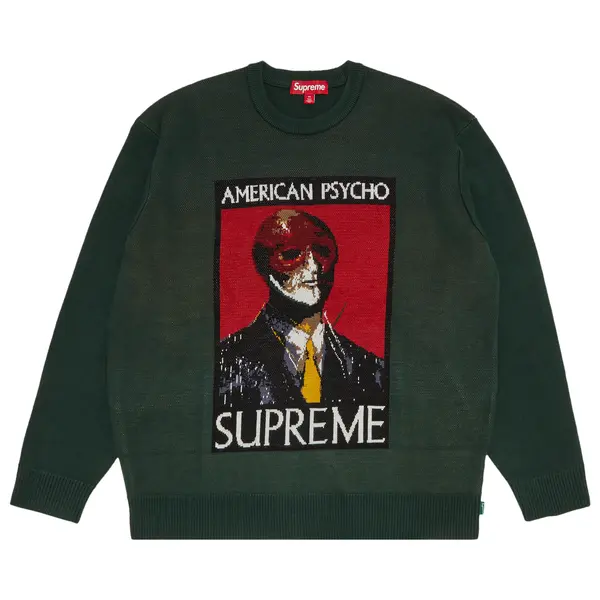 Supreme American Psycho Sweater - Green