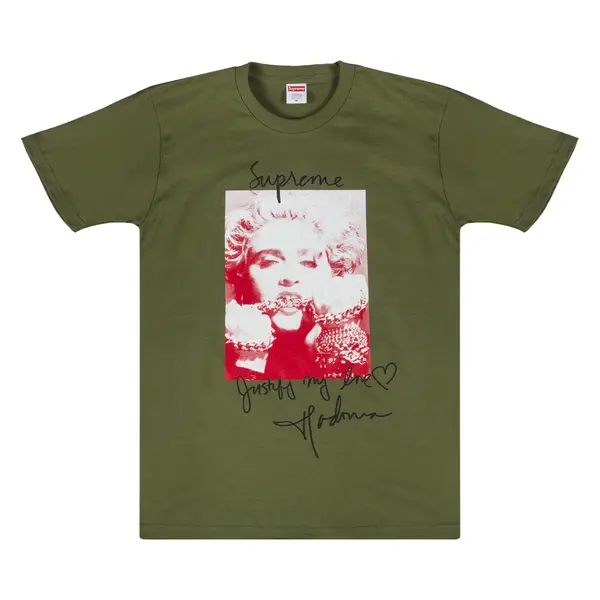 Supreme Madonna T-shirt 'olive - Green