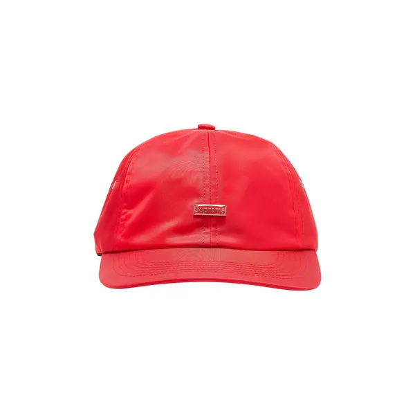 Supreme Enamel Logo 6-panel Cap - Red