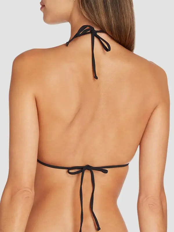 VALIMARE Ibiza Colorblocked Bandage Bikini Top - Black Multi