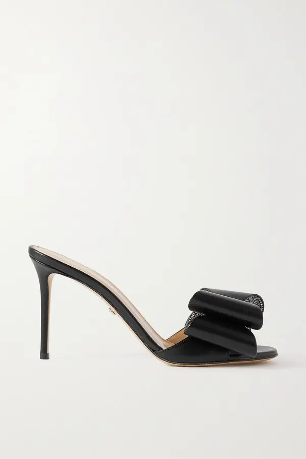 Mach & Mach Le Cadeau Leather Mules