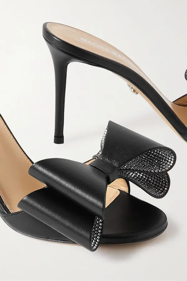 Mach & Mach Le Cadeau Leather Mules